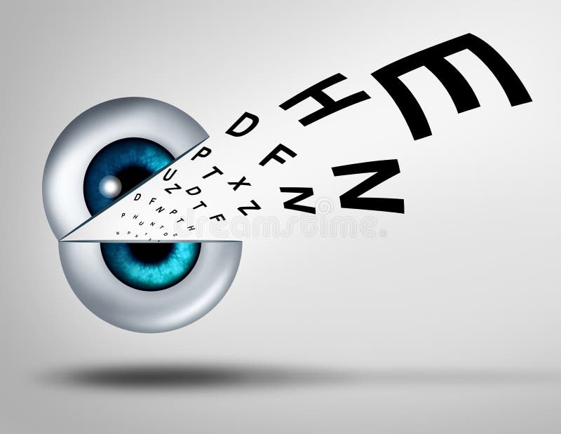 Eye Vision Concept stock illustration. Illustration of healthcare ...