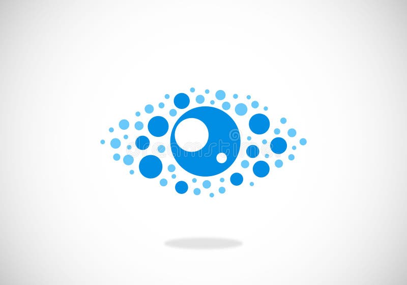 Eye Vision Dot Abstract Vector Logo Stock Vector - Illustration of ...