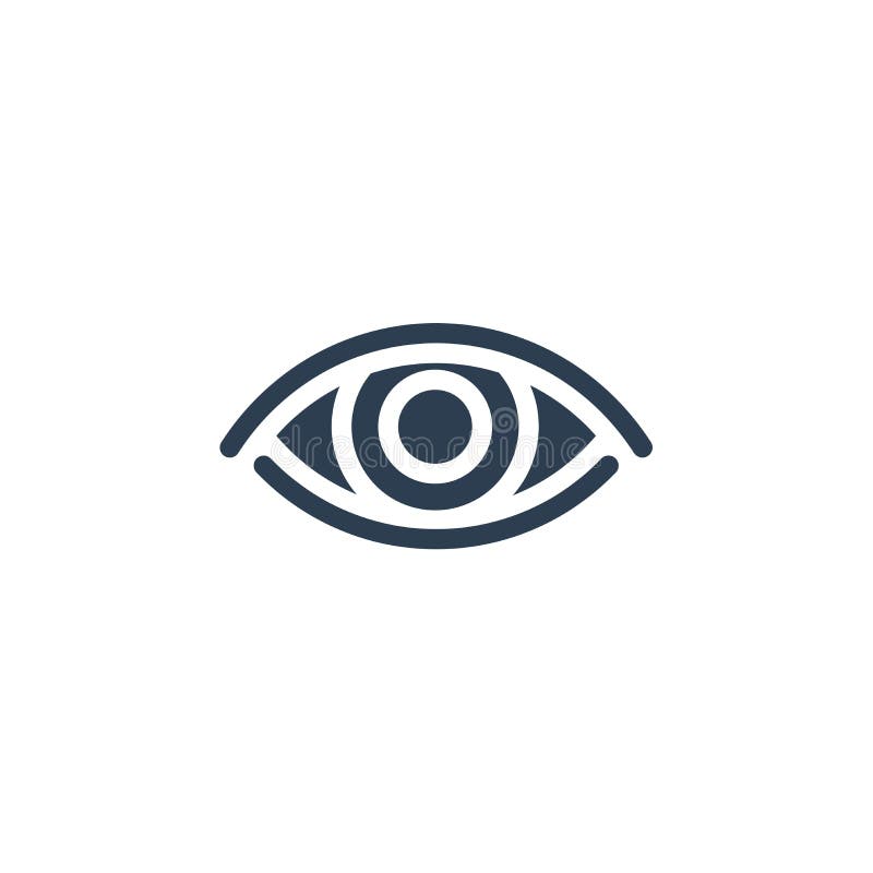 Color Vision, Circle Eye Creative Symbol Concept. Colorful Iris Lens ...