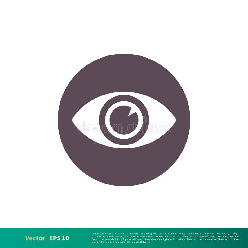Eye Vision, View Icon Vector Logo Template Illustration Design. Vector ...