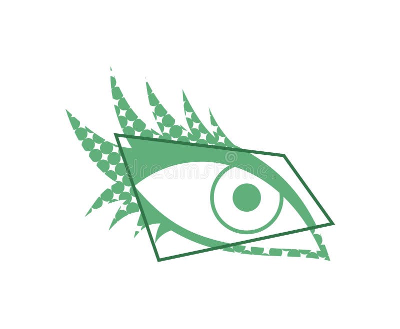 Eye visual effect symbol stock vector. Illustration of effect - 139996018