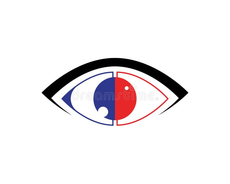 Eye Visual Logo Vector Illustration Stock Vector - Illustration of ...