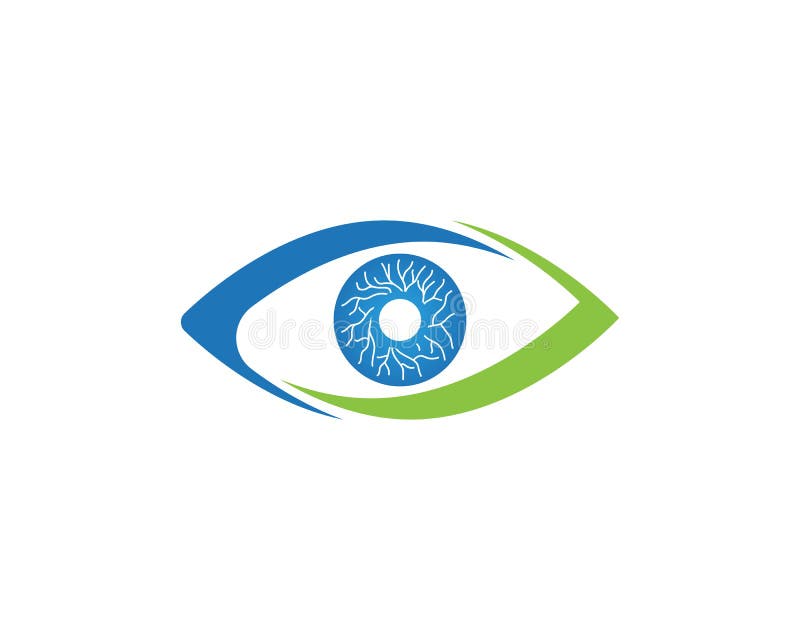 Eye Visual Logo Vector Illustration Stock Vector - Illustration of ...