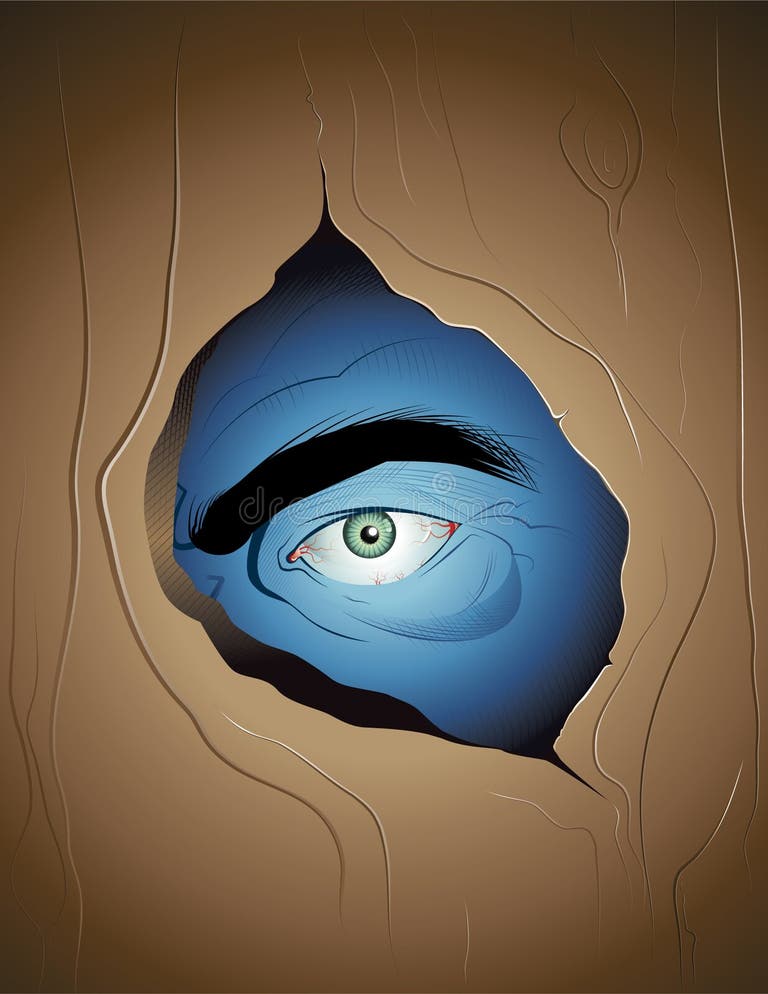 Eye Peaking Stock Illustrations – 15 Eye Peaking Stock Illustrations ...