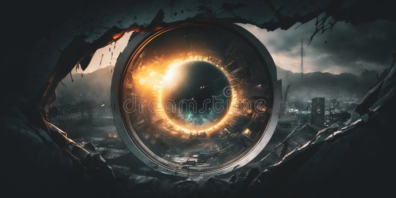 Eye of the world stock illustration. Illustration of vehicle - 271262982