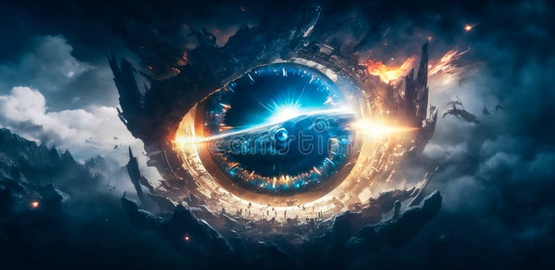 Eye of the world stock illustration. Illustration of vehicle - 271366859