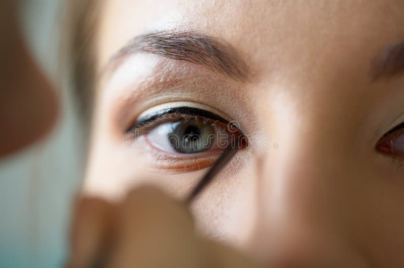 Eye zone make-up stock photo. Image of visage, person - 7044296