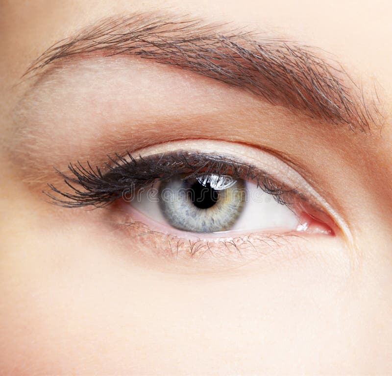 Eye zone makeup stock photo. Image of style, glamour - 24874882