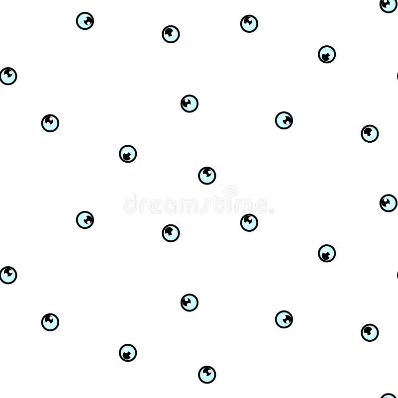 Eyeball Seamless Pattern. Halloween Candy Texture for Wallpaper. Stock ...
