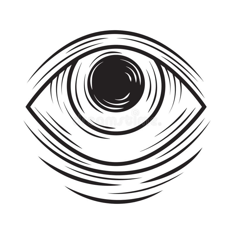 Eyeball magic vision stock vector. Illustration of drawing - 272091387