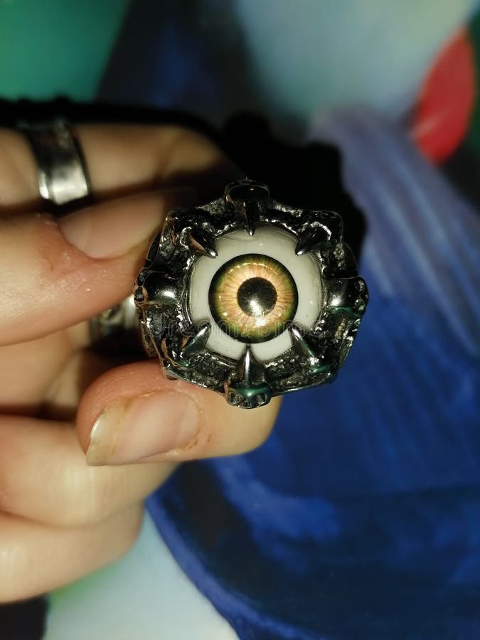 Eyeball ring spacey stock image. Image of spacey, looks - 238412345