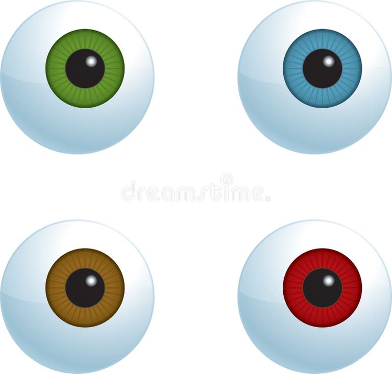 Different Eyeballs Stock Illustrations – 119 Different Eyeballs Stock ...