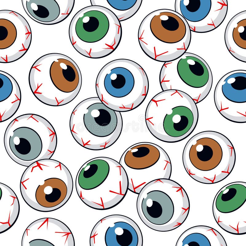 Eyeballs Seamless Pattern Stock Photos - Image: 23246843