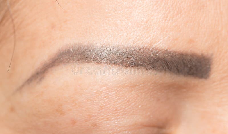 Eyebrow. close-up stock image. Image of care, closeup - 107919763