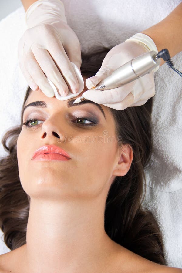 Eyebrow extension stock photo. Image of person, beauty - 33570494