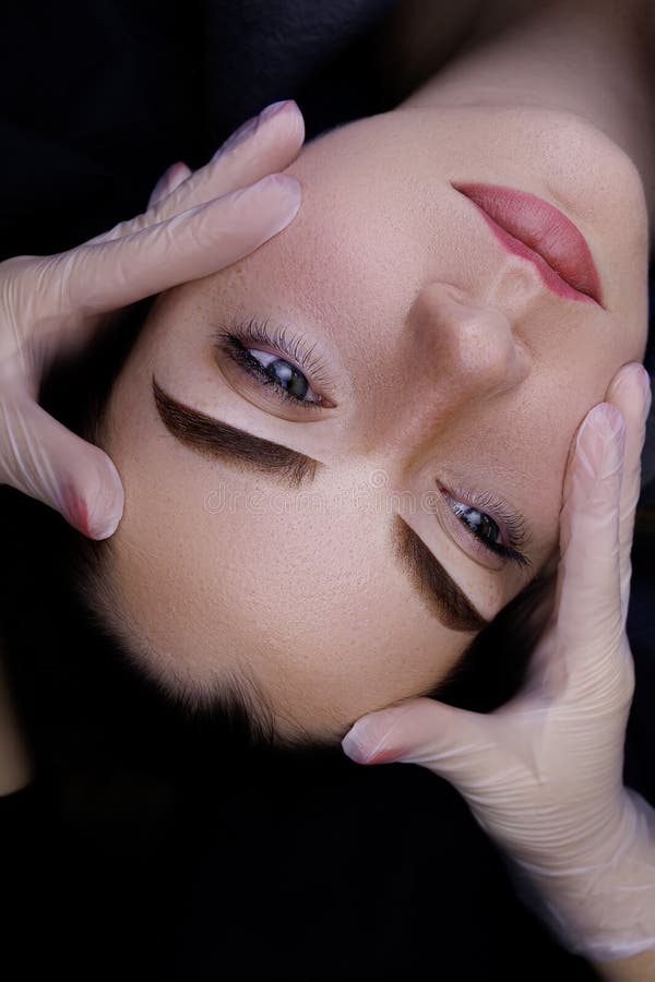 Eyebrow Permanent Makeup, Eyebrow Tattoo Result after Permanent Makeup ...