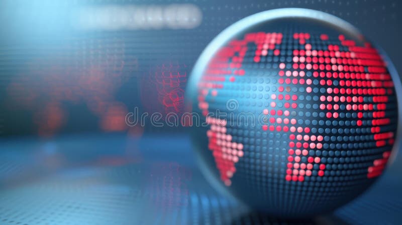 Eyecatching Breaking News Screen Saver on a Dynamic World Map ...