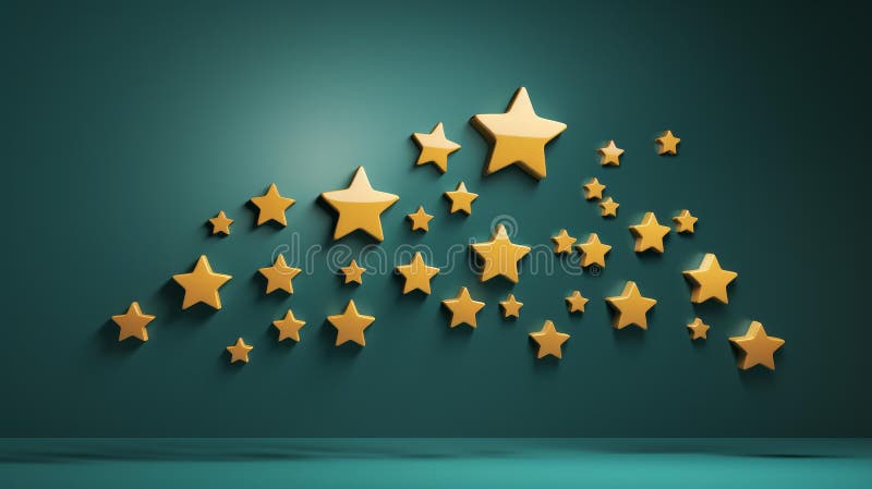 Eyecatching Design Featuring a Speech Bubble with Star Ratings ...