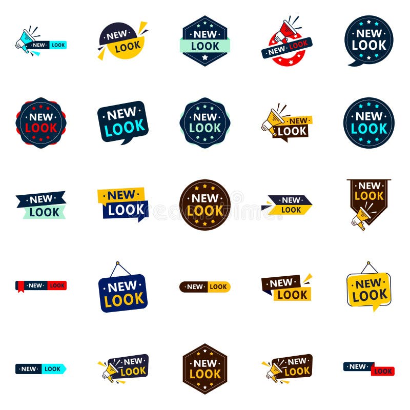 25 Eyecatching New Look Vector Designs for a Fresh Brand Identity Stock ...