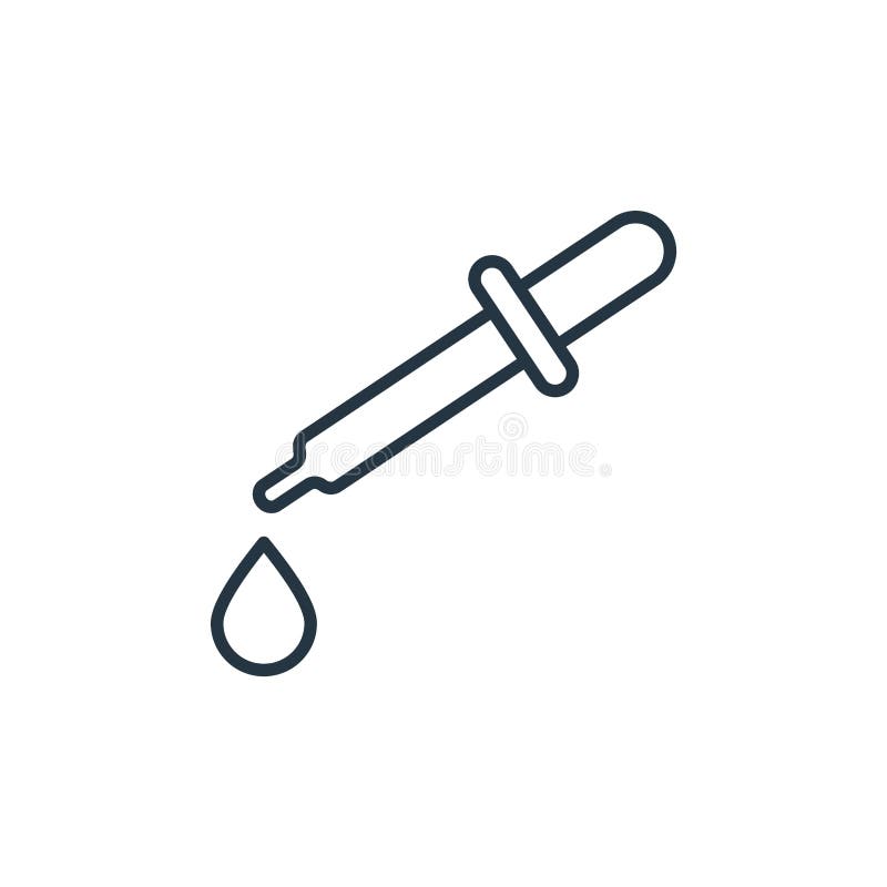 Eyedropper Vector Icon. Eyedropper Editable Stroke. Eyedropper Linear ...