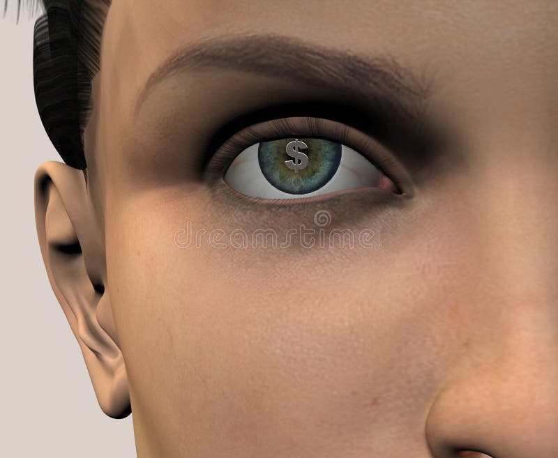 Dollar symbols stock illustration. Illustration of greed - 359955