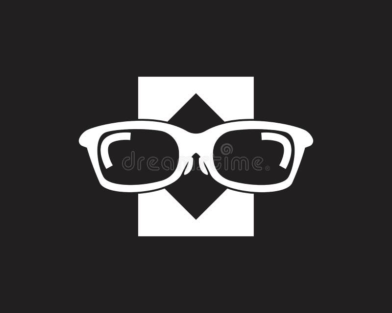 Eyeglass Logo Vector Template Illustration Stock Vector - Illustration ...