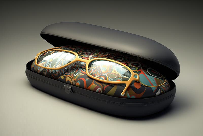 Eyeglasses Case, with the Eyewear Stored Safely and Securely within ...