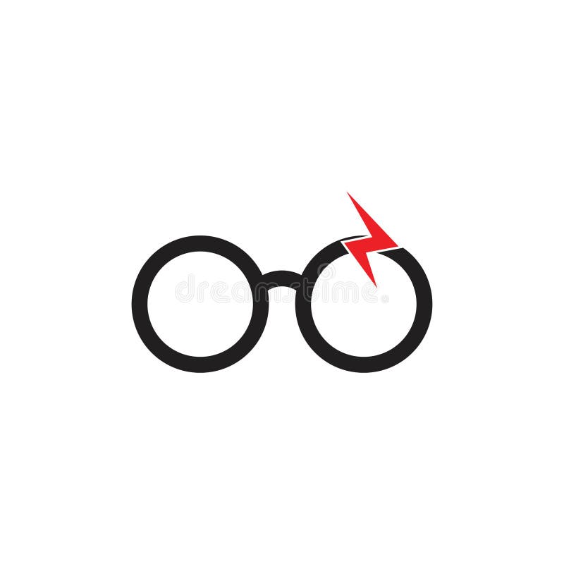 Eyeglasses Logo Design Template Stock Vector - Illustration of glass ...