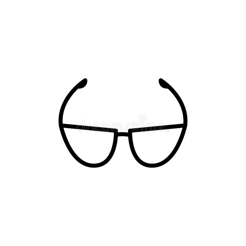 Eyeglasses Graphic Design Template Isolated Stock Illustration ...