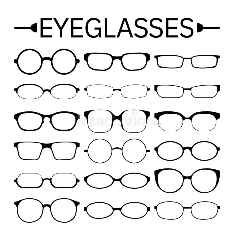 Eyeglasses Icon. Eyeglasses Symbol. Eyeglasses Flat Icon. Simple Eyeglasses Icon Line ...