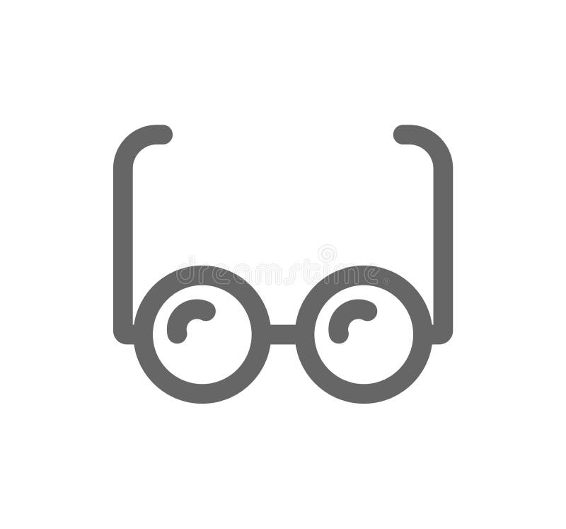 Eyeglasses Line Icon. Spectacles Logo Design Stock Vector ...