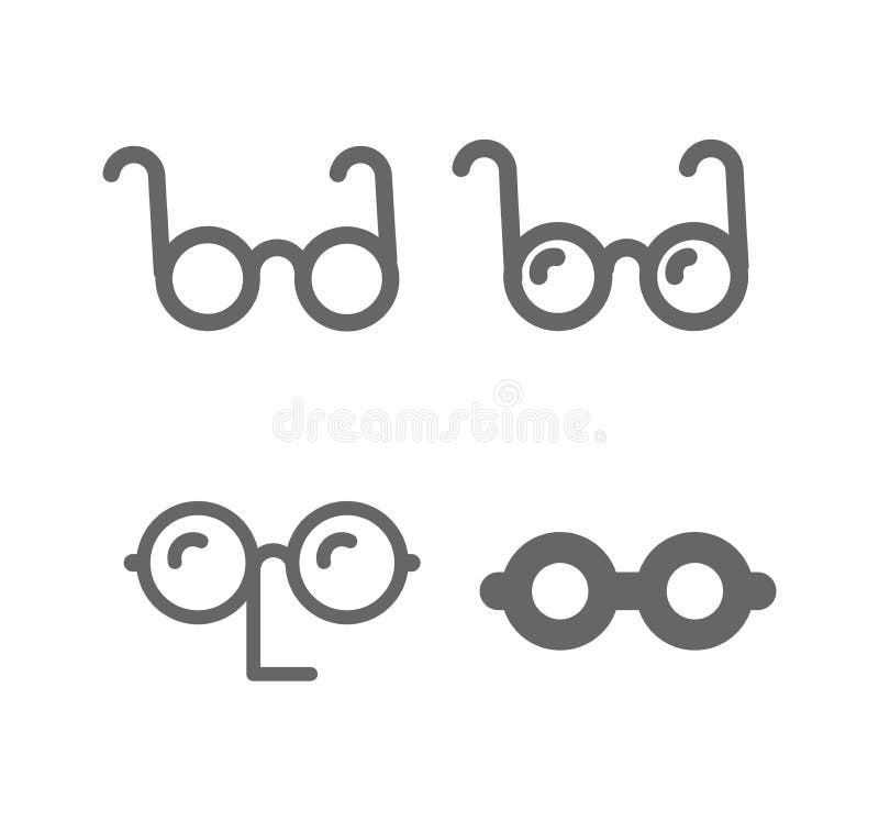 Eyeglasses Line Icon. Spectacles Logo Design Stock Vector ...