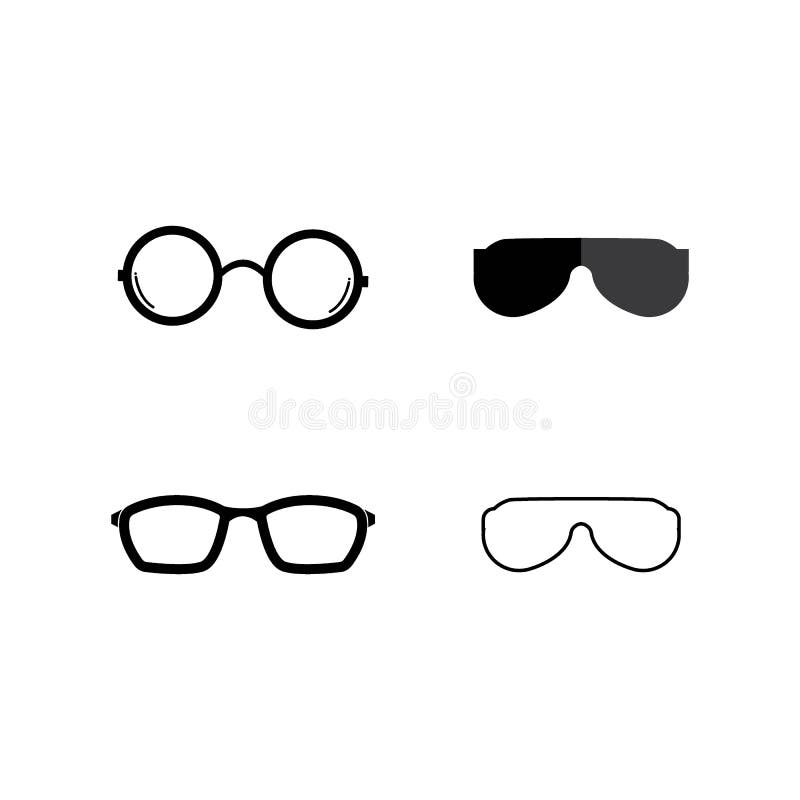 Eyeglasses logo stock vector. Illustration of white - 193722079