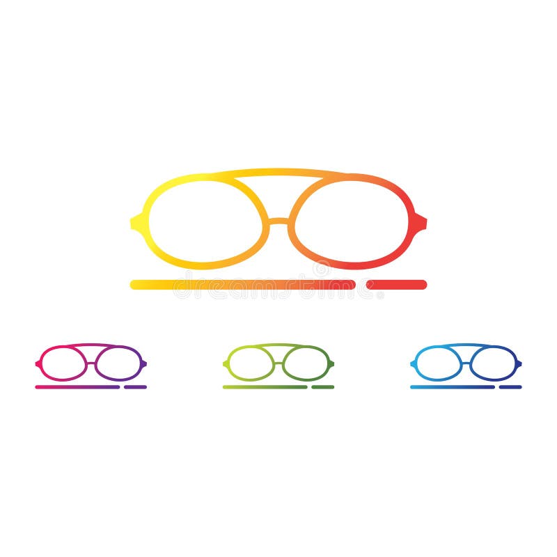 Eyeglasses logo vector stock vector. Illustration of realistic - 236708834