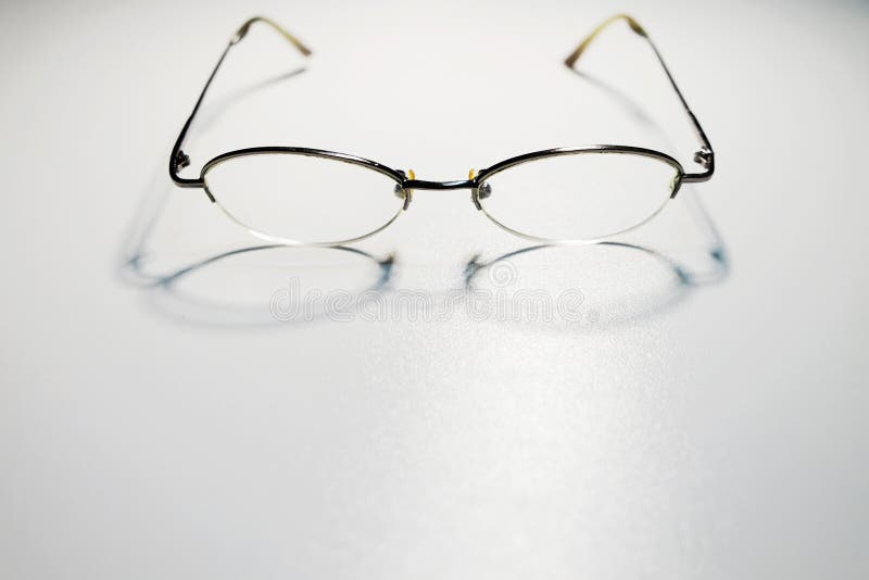 Eyeglasses with reflection stock image. Image of elegance - 26859937