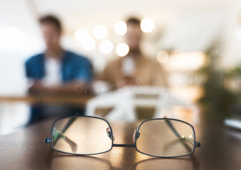 Eyeglasses On Table Picture. Image: 91761469