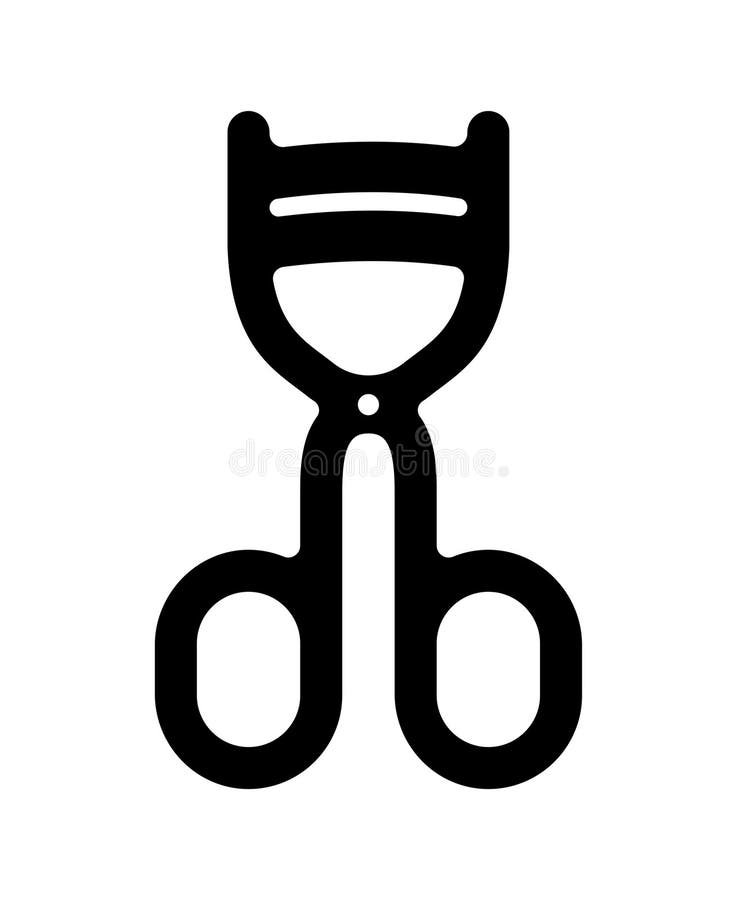 Eyelash Curler Icon Illustration Stock Vector - Illustration of design ...