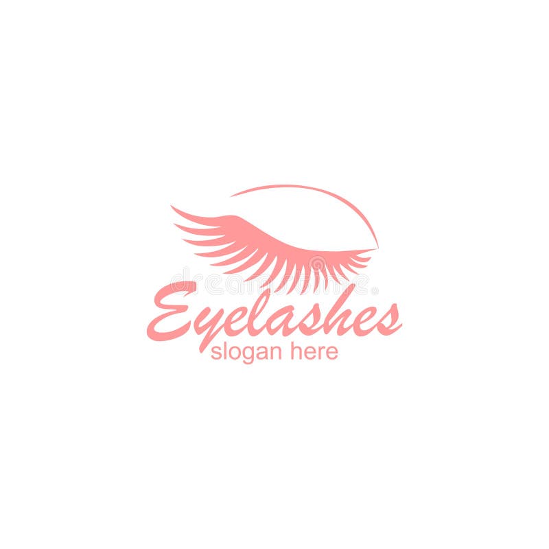 Eyelashes Logo Design for Eyelash Salon with Creative Illustration ...