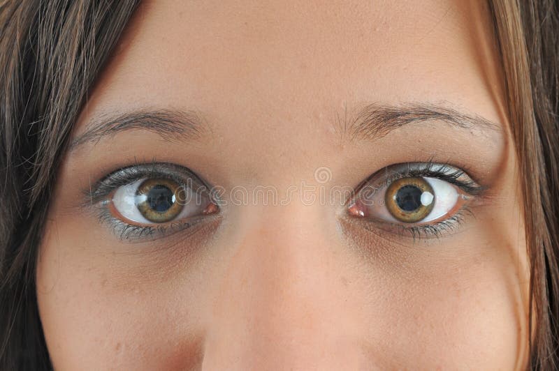 Mad human eyes stock image. Image of human, woman, negative - 3902537
