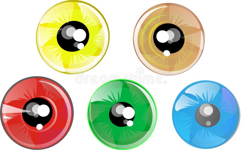 Eyes stock illustration. Illustration of draw, look, pattern - 10490462