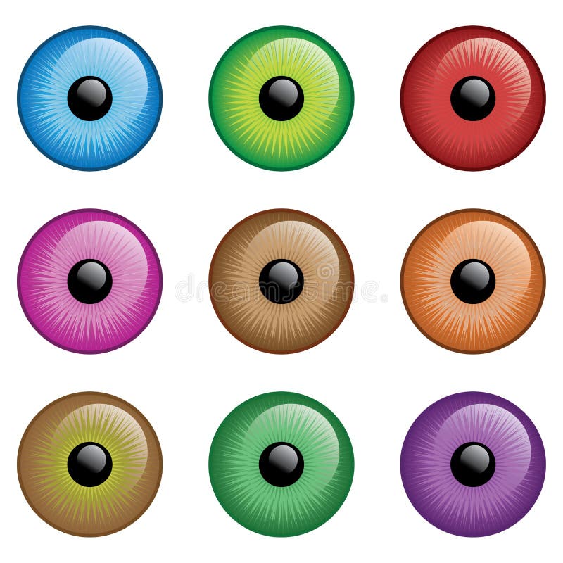 Eyes stock vector. Illustration of look, texture, color - 3946040
