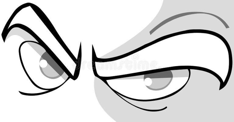Line Art Angry Eyes Stock Illustrations – 1,206 Line Art Angry Eyes ...