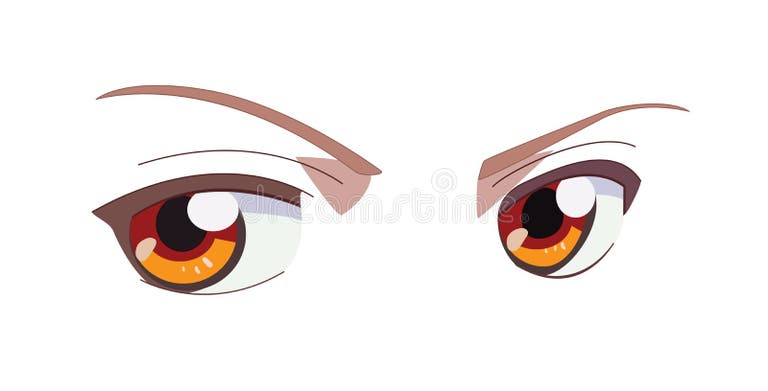 Anime Red Eyes Drawing Stock Illustrations – 4,933 Anime Red Eyes ...