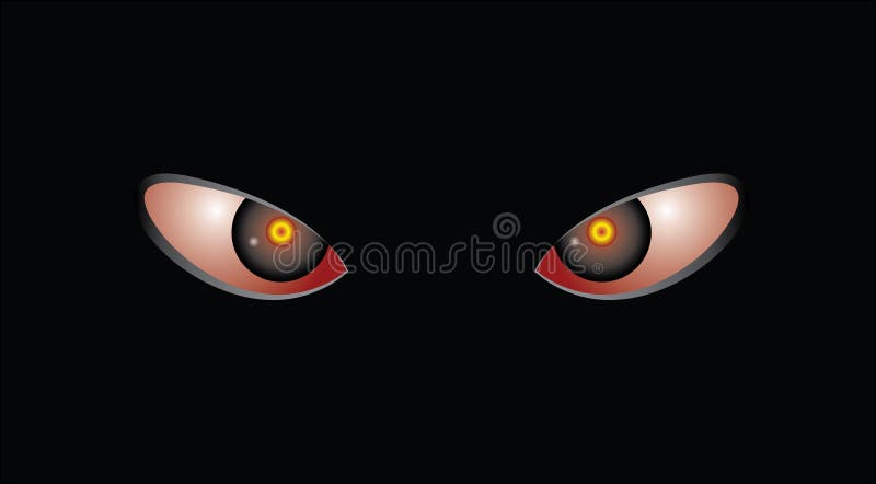 Eyes stock vector. Illustration of bloodshot, upset, black - 44647997