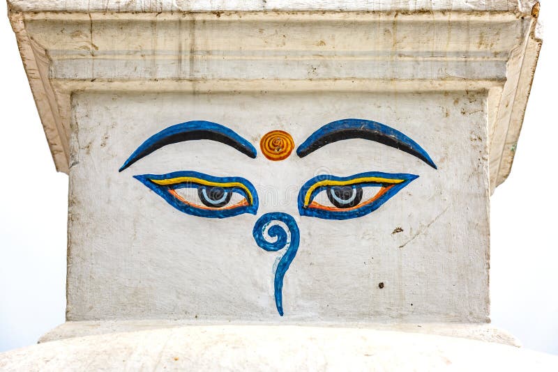 Eyes of Buddha stock photo. Image of religious, hindu - 79646130