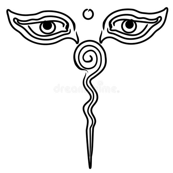 Tibet Eyes Stock Illustrations – 171 Tibet Eyes Stock Illustrations ...