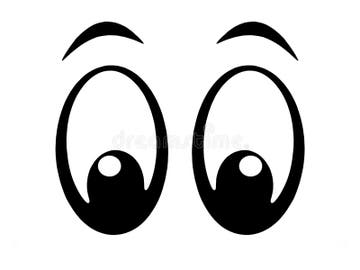 Eyes bw stock illustration. Illustration of look, watching - 402609