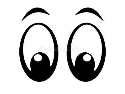 Eyes bw stock illustration. Illustration of look, watching - 402609