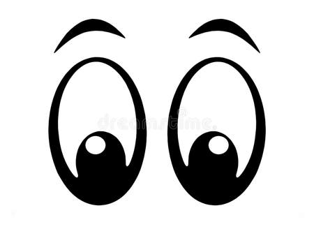 Eyes bw stock illustration. Illustration of look, watching - 402609