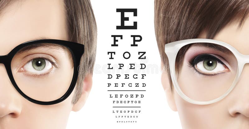 Eye test chart stock photo. Image of examination, health - 1426960